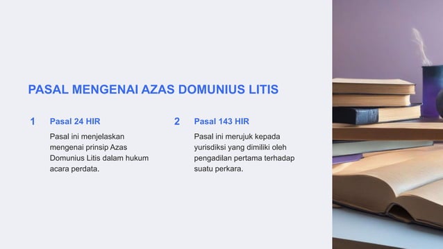 Penggunaan-Azas-Domunius Litis pada kewenangan kejaksaan | PPT
