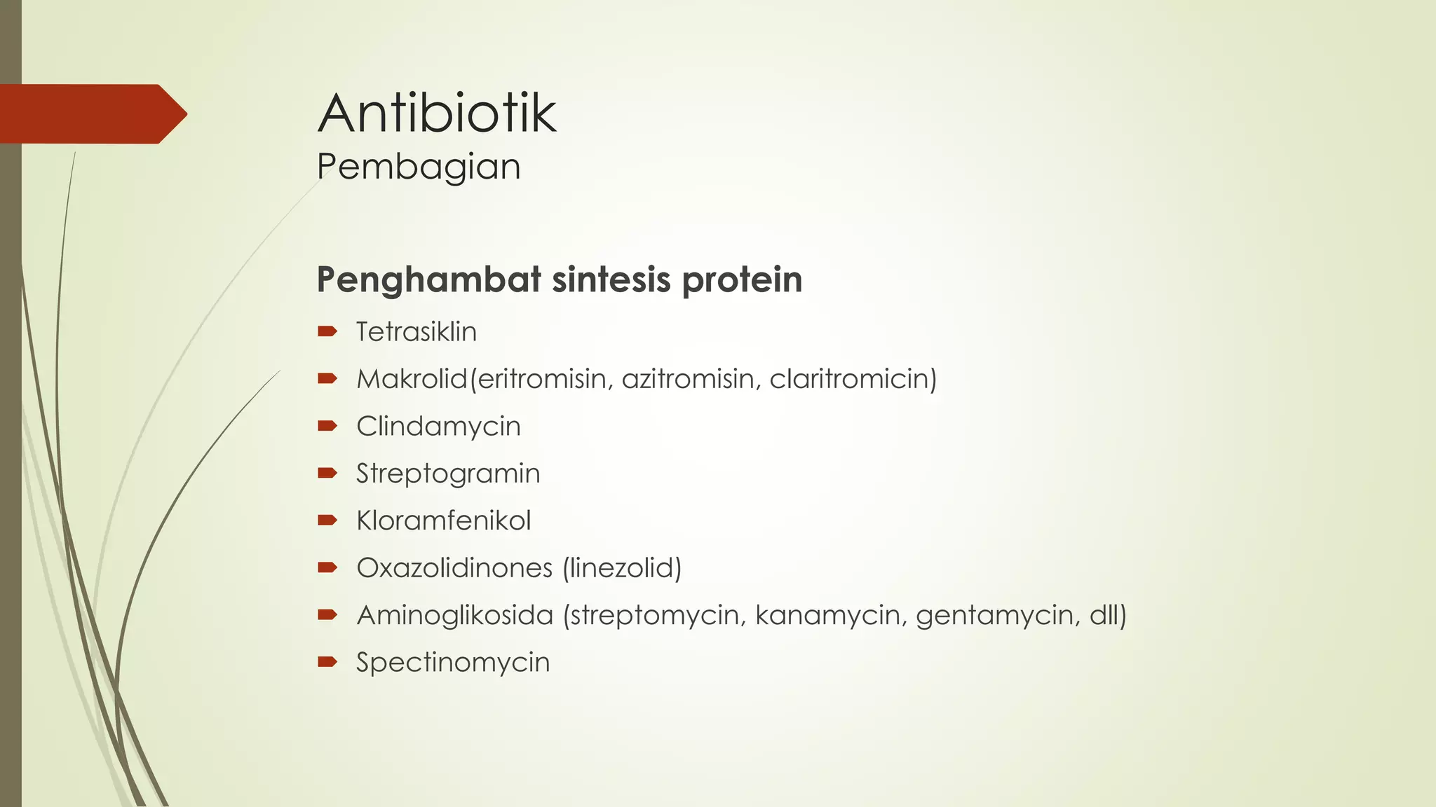 Penggunaan antibiotik pada masa nifas | PPTX