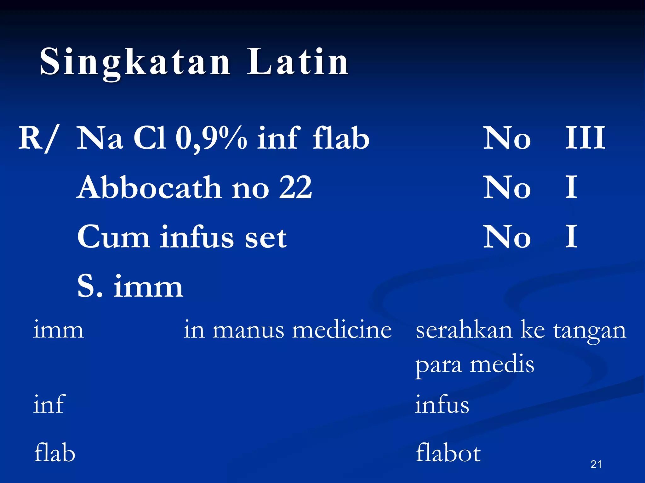 Penggunaan bahasa latin | PPTX