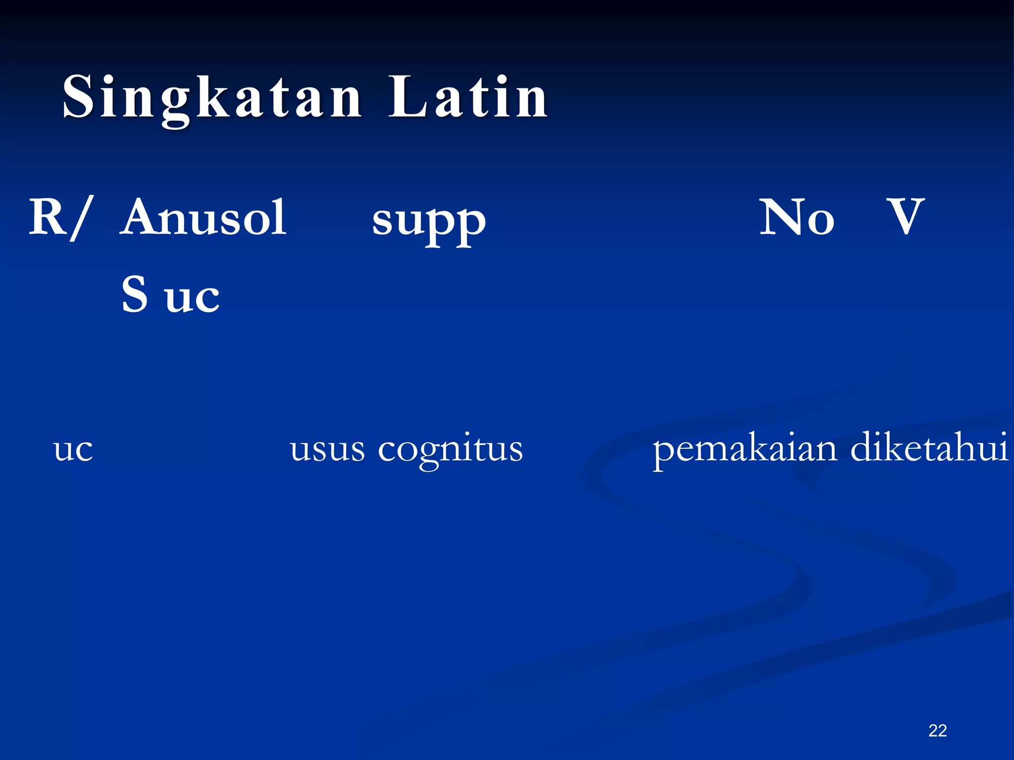 Penggunaan bahasa latin | PPTX