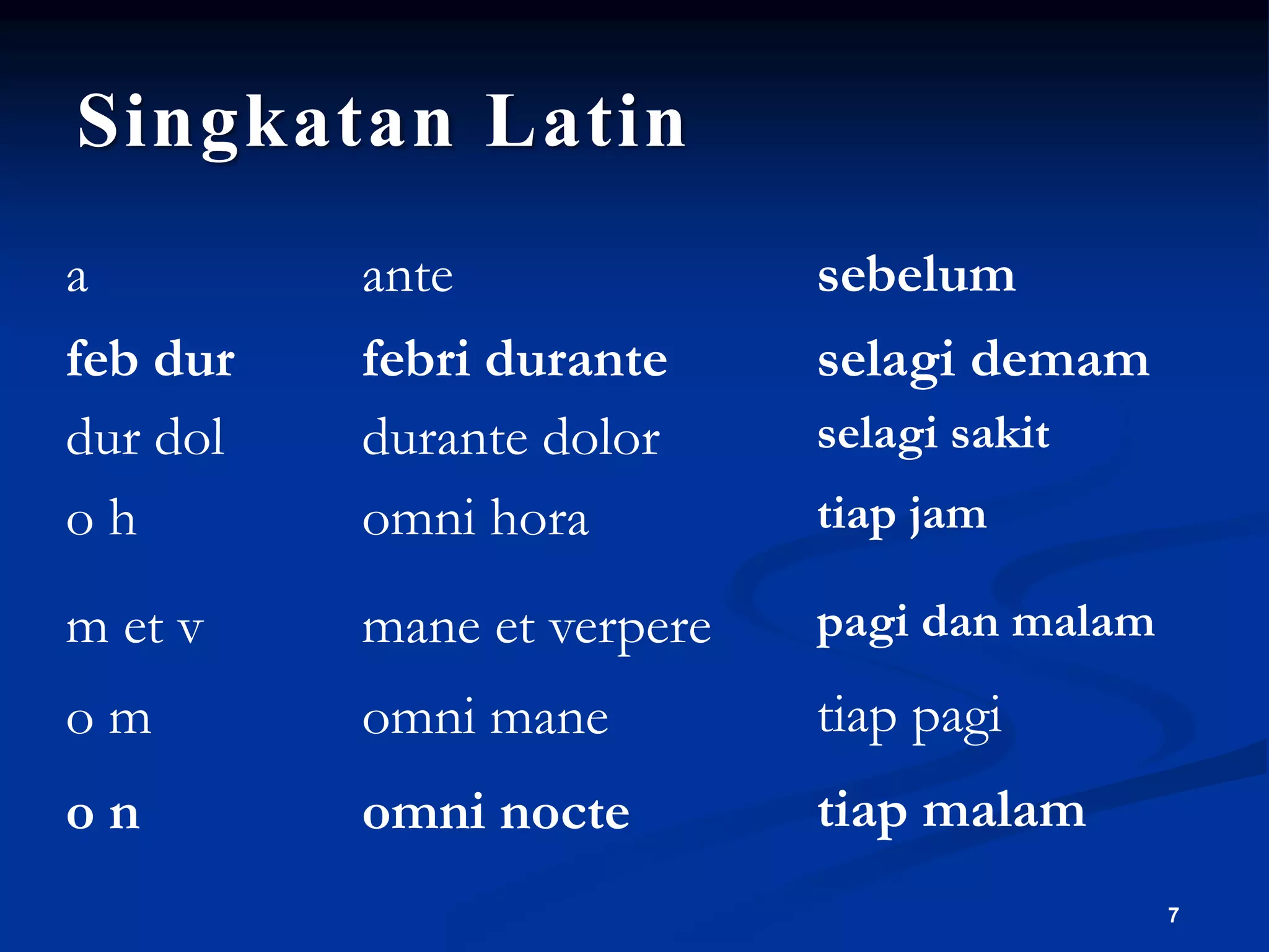 Penggunaan bahasa latin | PPTX