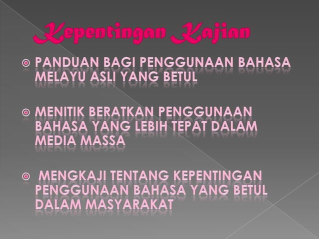 Penggunaan bahasa slanga dalam kalangan remaja | PPTX