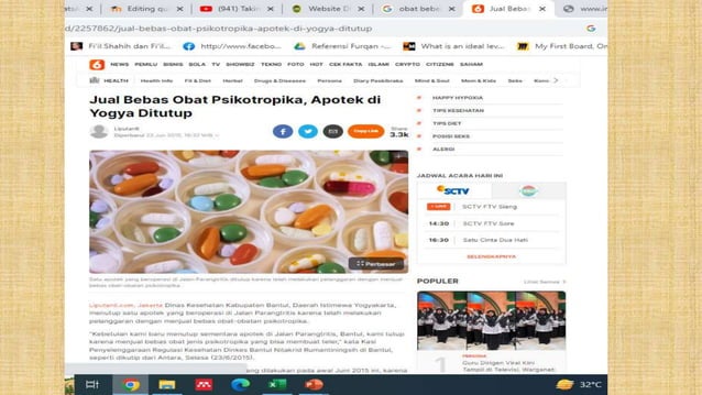 Penggunaan dan pelepasan APD yang benar dan Golongan Obat.pptx
