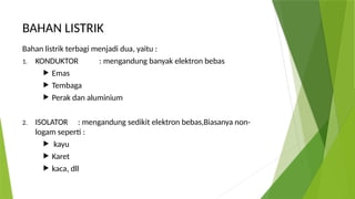 Penggunaan Dan Pengoperasian Peralatan Listrik Yang Aman Untuk.pptx