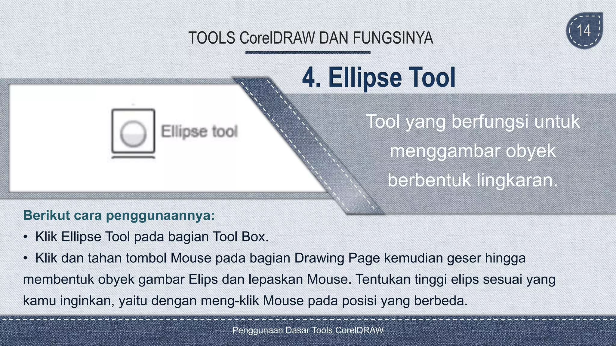 Penggunaan Dasar Tools CorelDRAW | PPTX