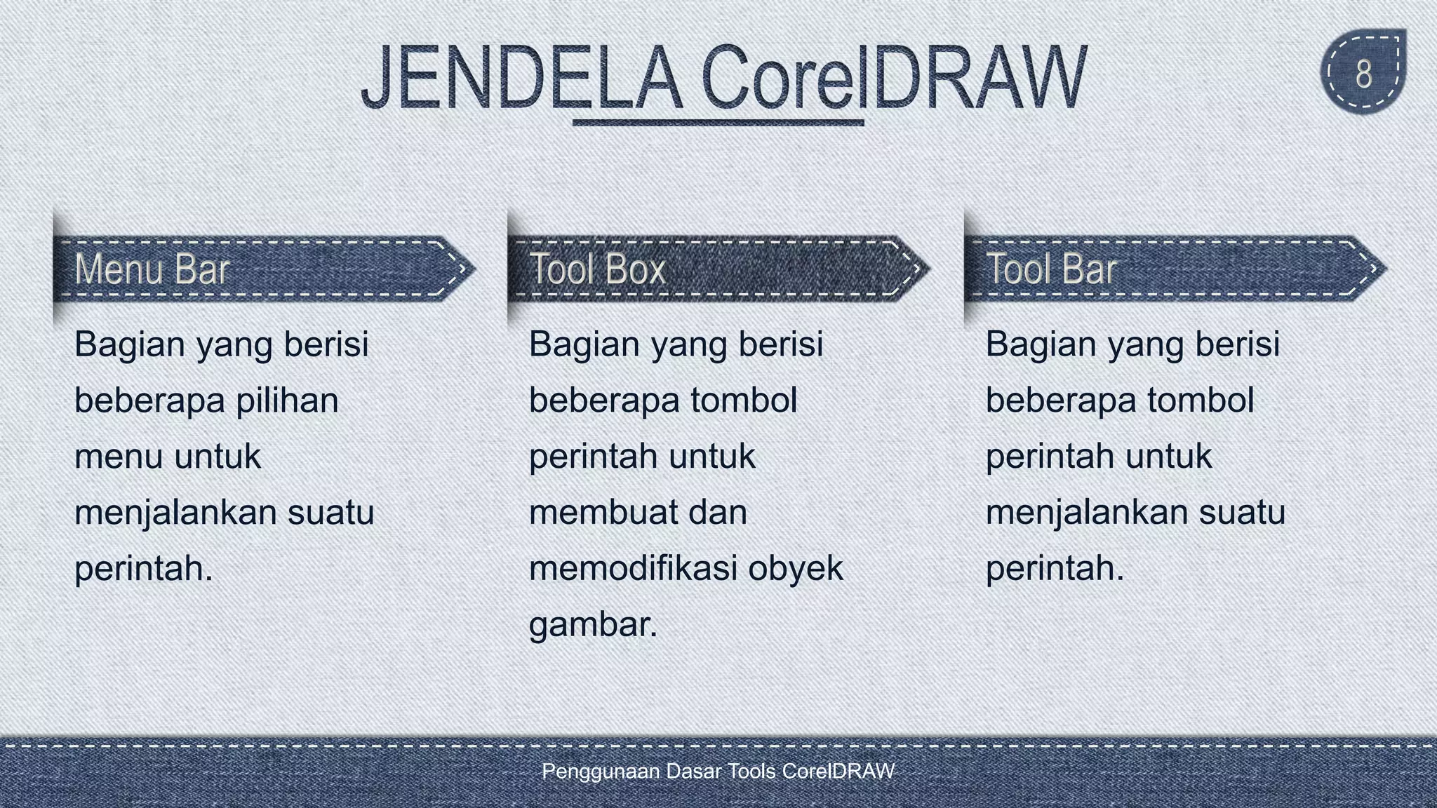 Penggunaan Dasar Tools CorelDRAW | PPTX