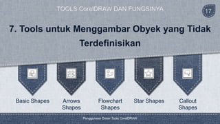 Penggunaan Dasar Tools CorelDRAW | PPTX