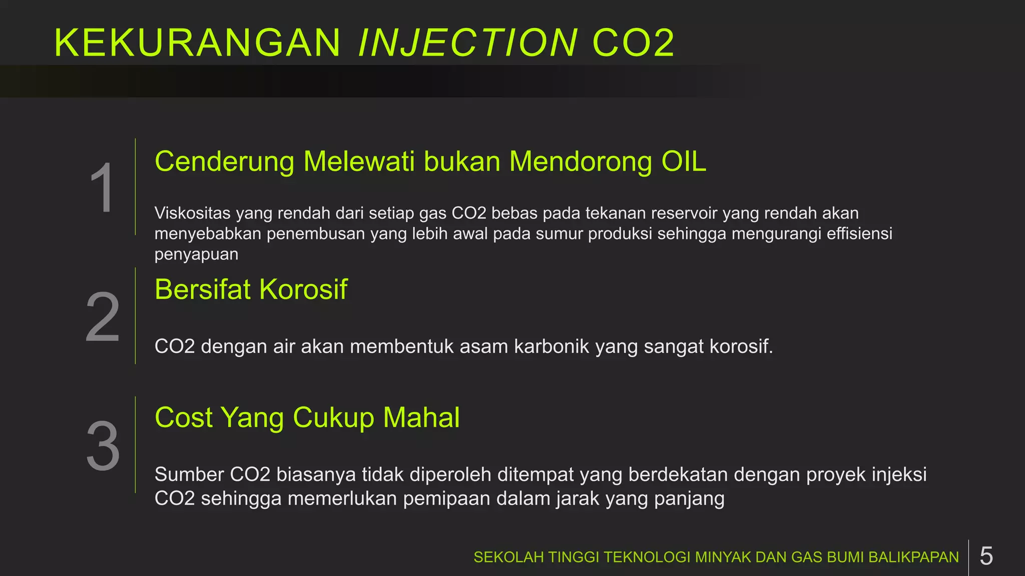 Penggunaan eor co2 | PPTX
