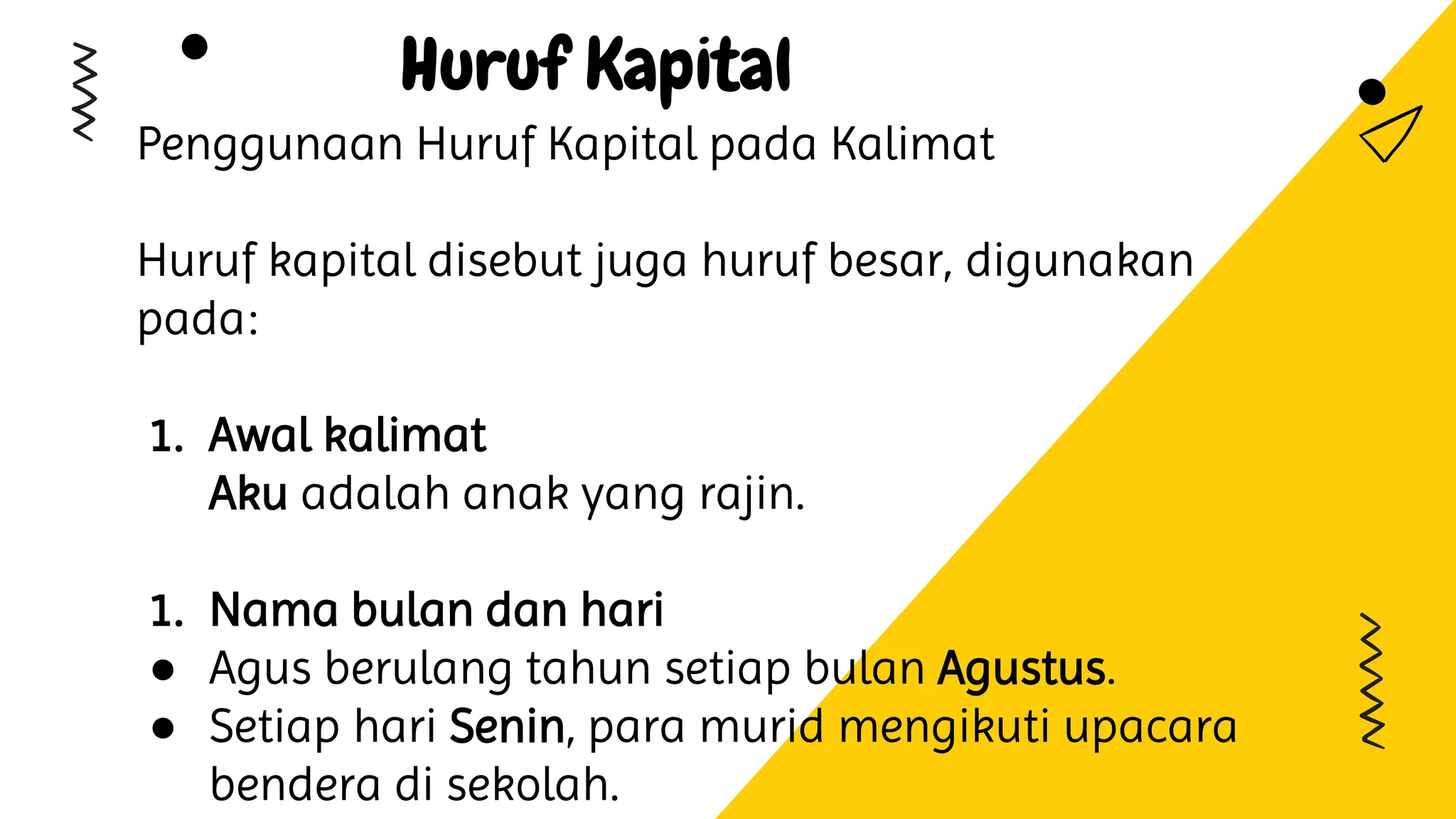bahasa Indonesia huruf kapital kelas 6 tema 4 | PPT