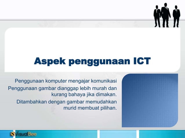 Penggunaan ict dalam pendidikan khas visual bee | PPTX