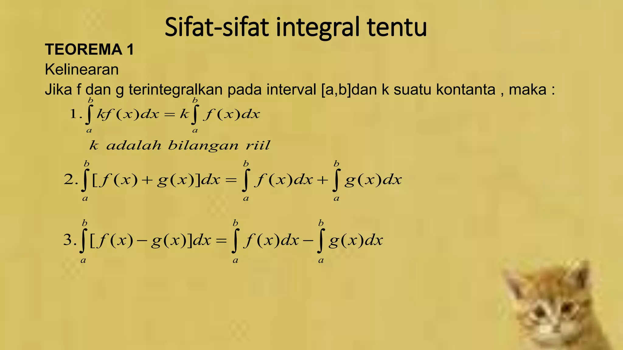 Penggunaan integral tentu | PPTX