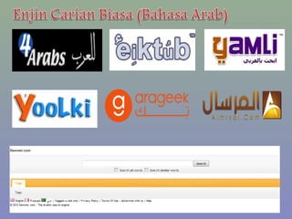 Penggunaan internet sebagai medium pencarian bahan rujukan | PPT