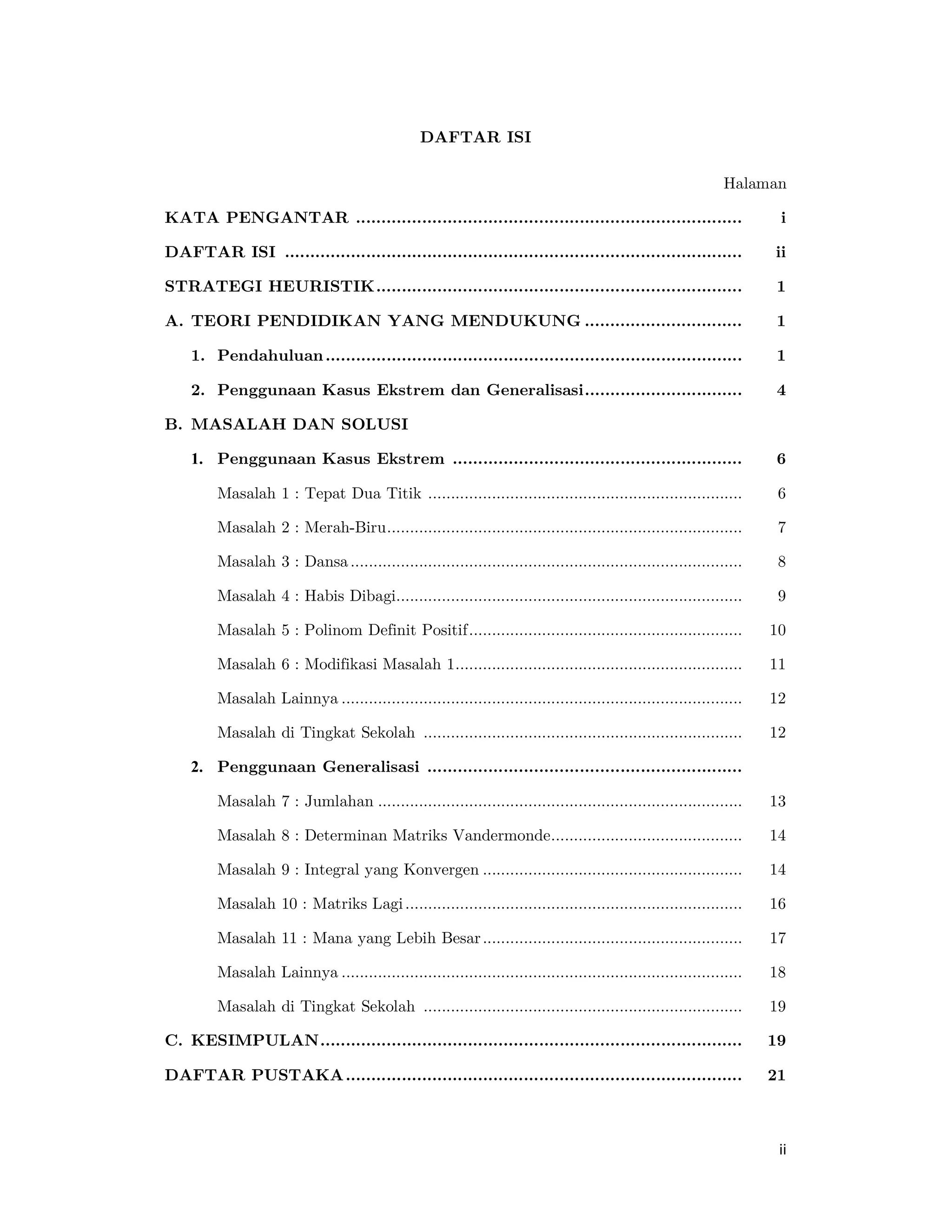 Penggunaan Kasus Ekstrem dan Generalisasi | PDF