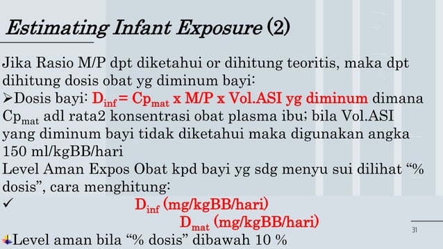 Penggunaan obat pada kehamilan dan menyusui | PPTX