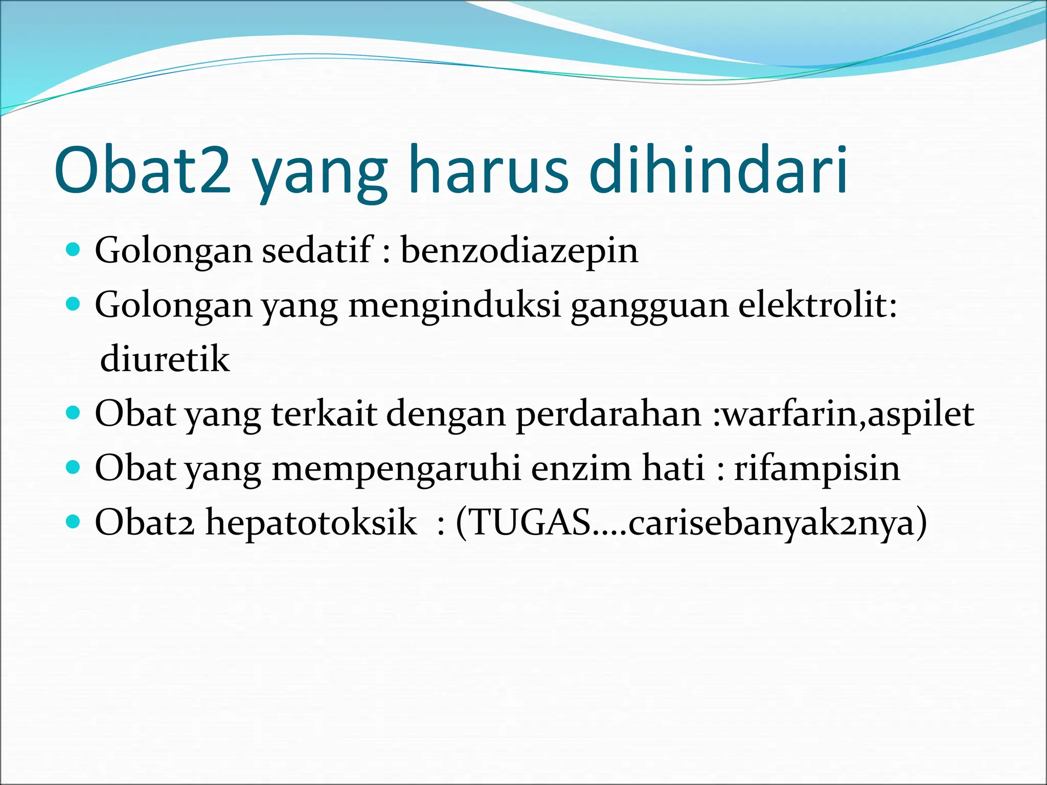 PENGGUNAAN OBAT PADA PASIEN GANGGUAN FUNGSI HATI.ppt