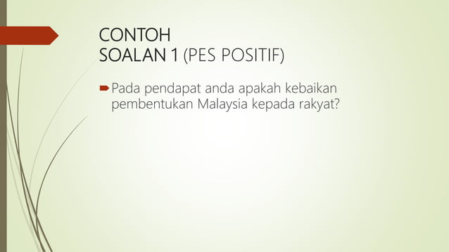 Penggunaan pes dalam soalan kbat spm (1) | PPTX