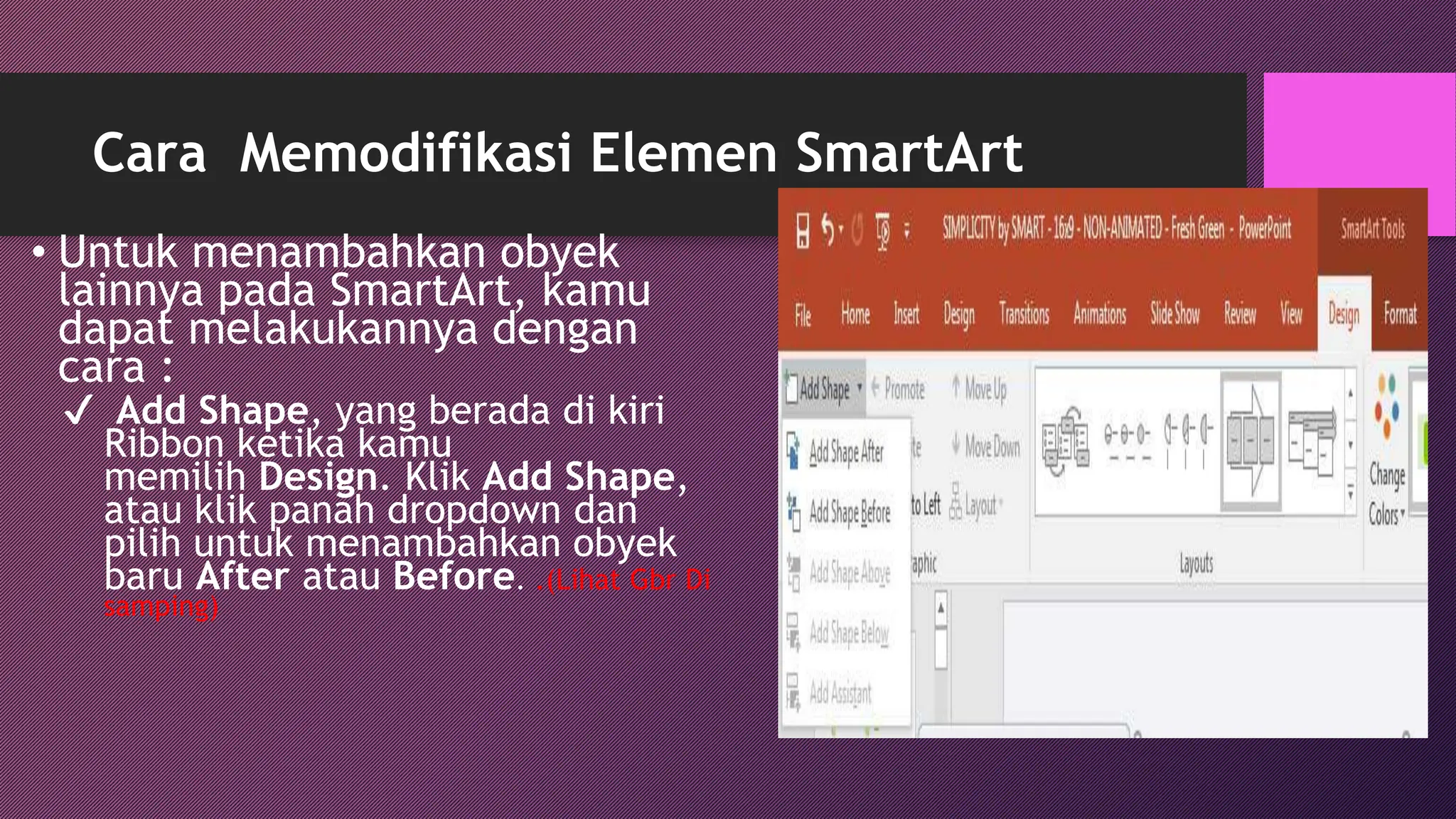 PENGGUNAAN SMART ART - MATERI BTIK / INFORMATIKA.pptx