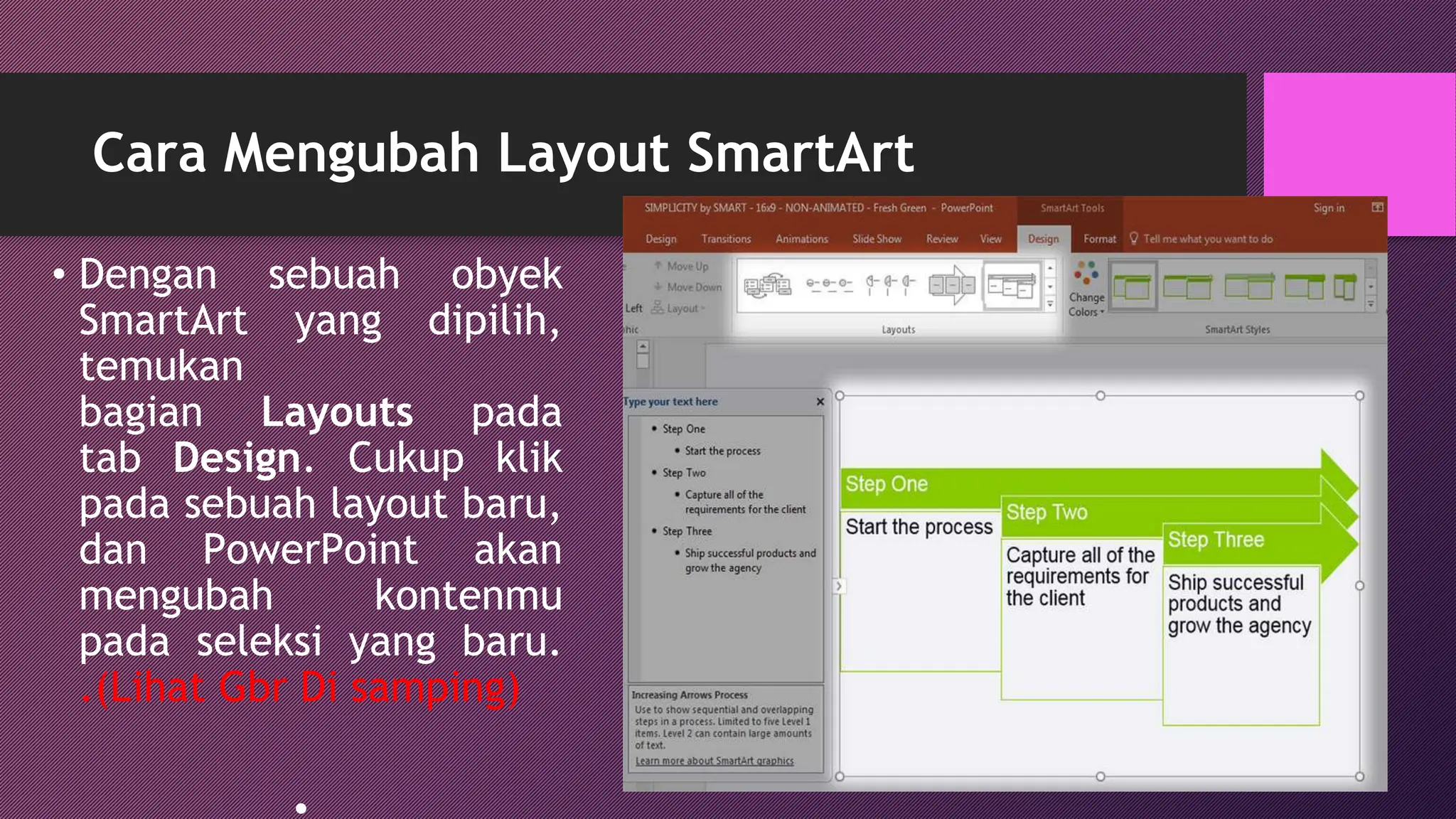 PENGGUNAAN SMART ART - MATERI BTIK / INFORMATIKA.pptx