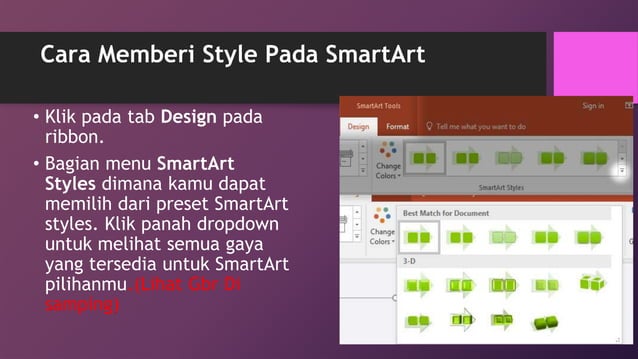 PENGGUNAAN SMART ART - MATERI BTIK / INFORMATIKA.pptx