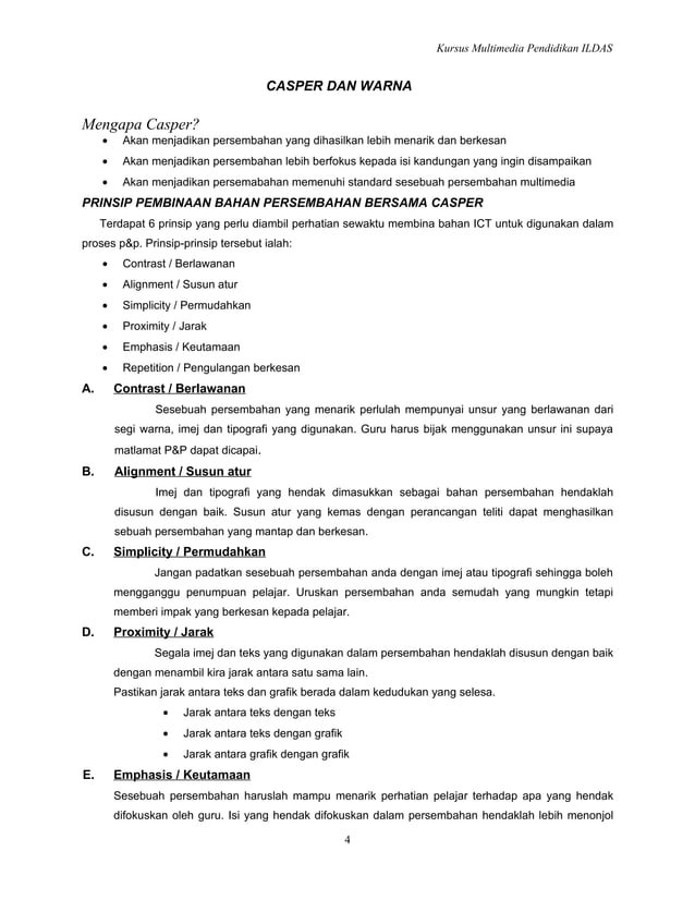 Penggunaan teknologi maklumat dan komunikasi ( ict ) dalam p&p | DOC
