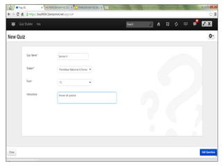 Penggunaan widget interaktif dalam vlefrog (WALL dan Quiz) | PPT