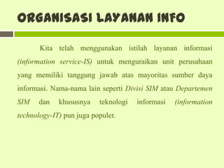 Sistem Informasi Manajemen - Pengguna dan Pengembang Sistem | PPTX