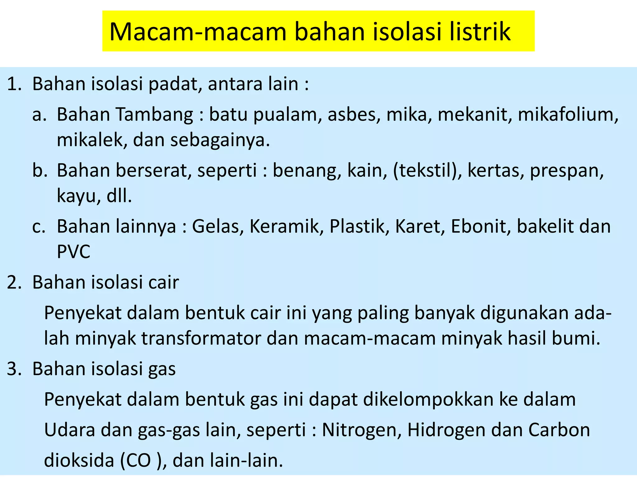 Penghantar listrik | PPTX