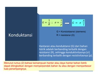 Penghantar listrik | PPTX