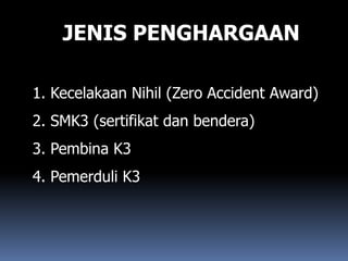 Penghargaan K3.ppt
