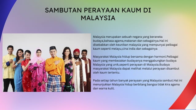 Penghayatan Etika dan Peradaban - Sambutan Perayaan Kaum di Malaysia | PDF