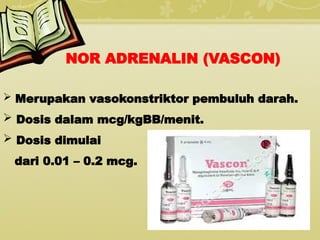 PENGHITUNGAN TITRASI OBAT PADA PASIEN KEPERAWATAN KRITIS.pptx
