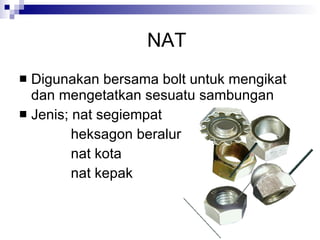 Pengikat dan pencantum siap | PPT