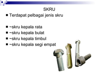 Pengikat dan pencantum siap | PPT