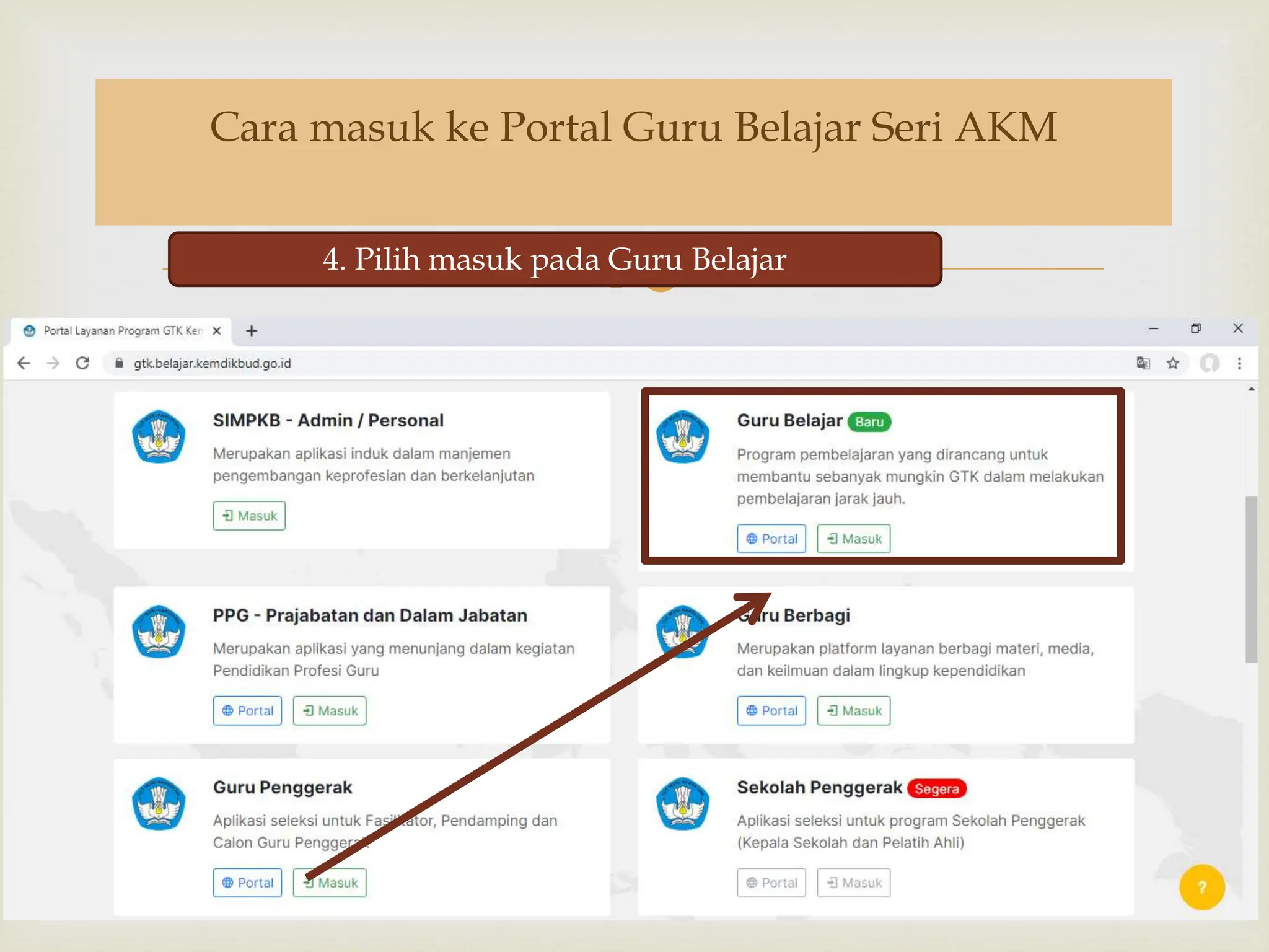 PENGIMBASAN_GURU_BELAJAR_SERI_AKM. pptx | PPT