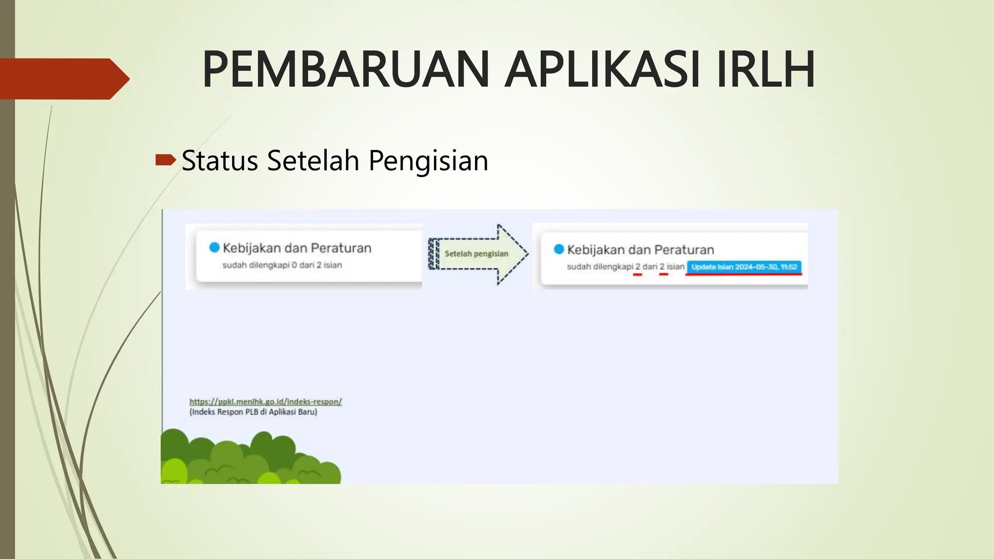 Penginputan Indeks Kualitas Lingkungan Hidup (IKLH).pptx