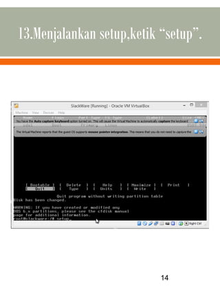 Penginstalan linux slackware | PPT