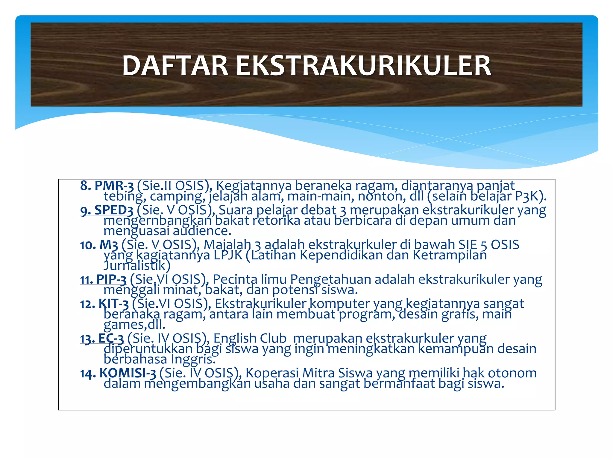 Program Ekstrakurikuler | PPTX