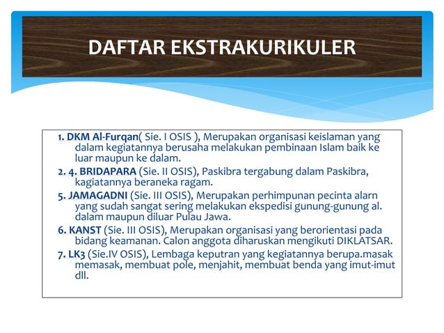 Program Ekstrakurikuler | PPTX