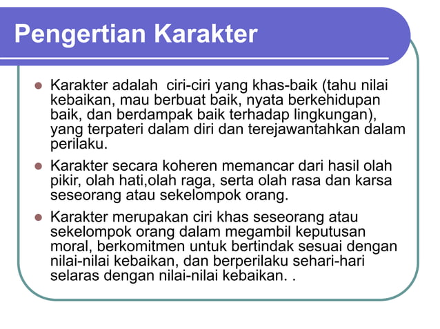 PENGINTEGRASIAN PENDIDIKAN KARAKTER DALAM PERKULIAHAN.ppt