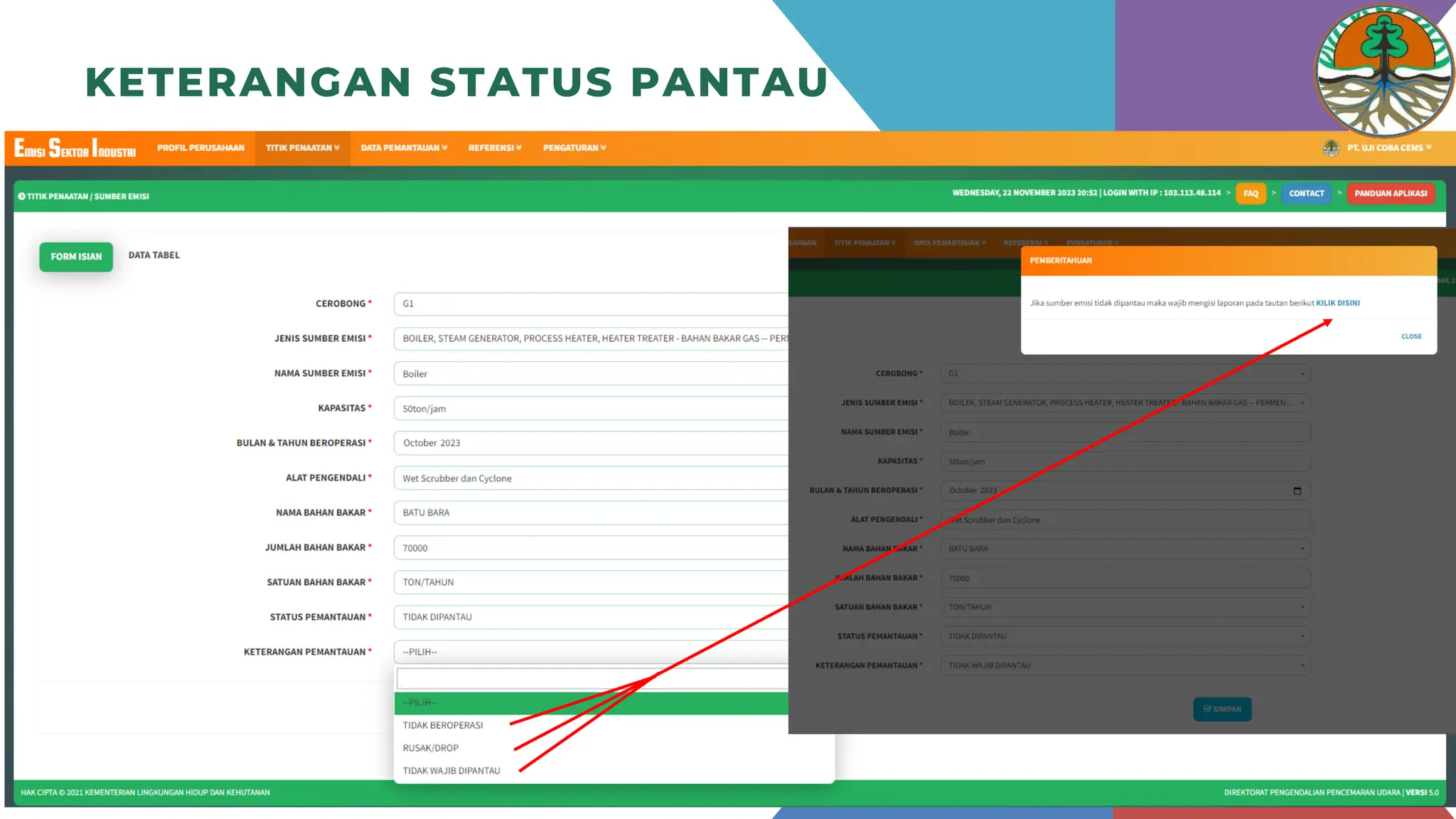 Pengisian SIMPEL PPU 2024 di tengahkan oleh kementerian lingkungan ...