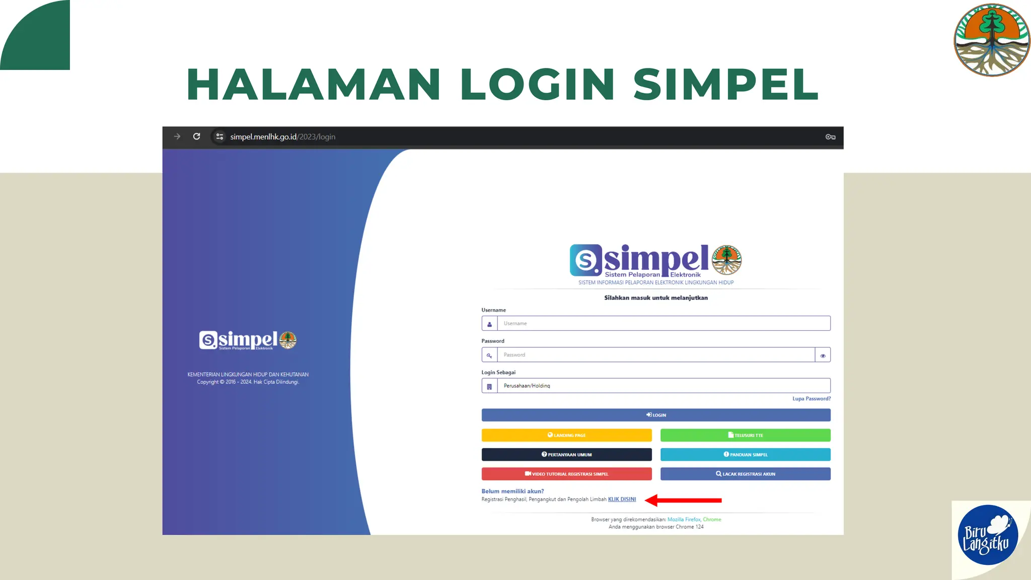 Pengisian SIMPEL PPU 2024 di tengahkan oleh kementerian lingkungan ...