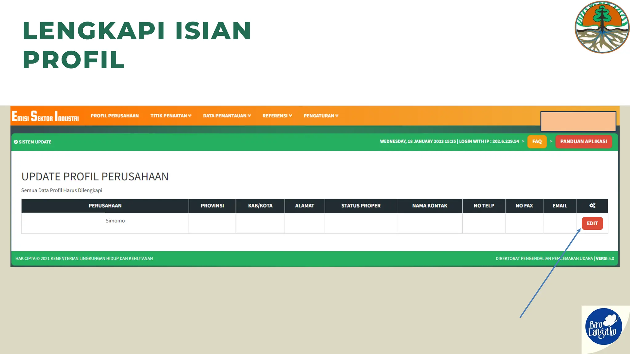 Pengisian SIMPEL PPU 2024 di tengahkan oleh kementerian lingkungan ...