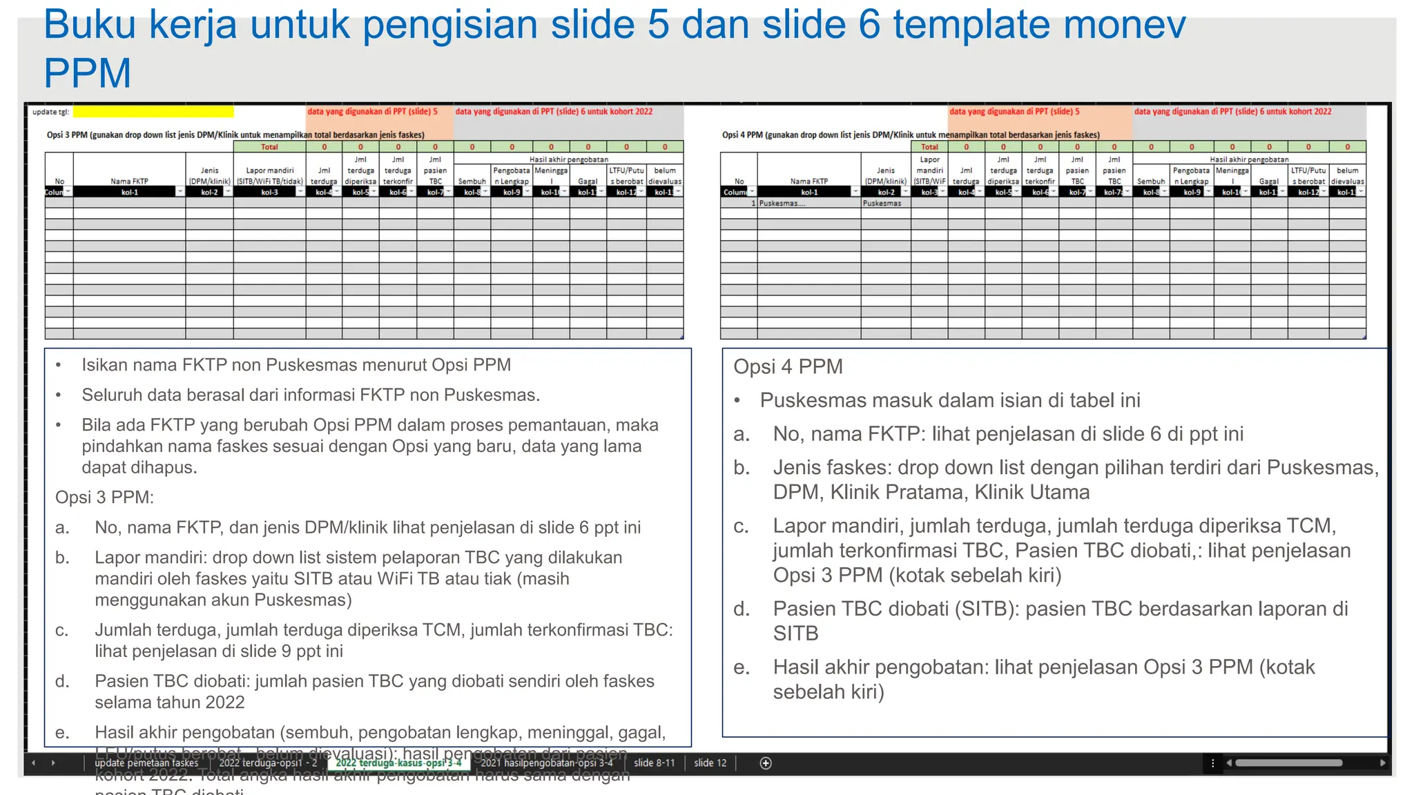 Pengisian template PPT dan Buku Kerja oleh Puskesmas tb.pptx
