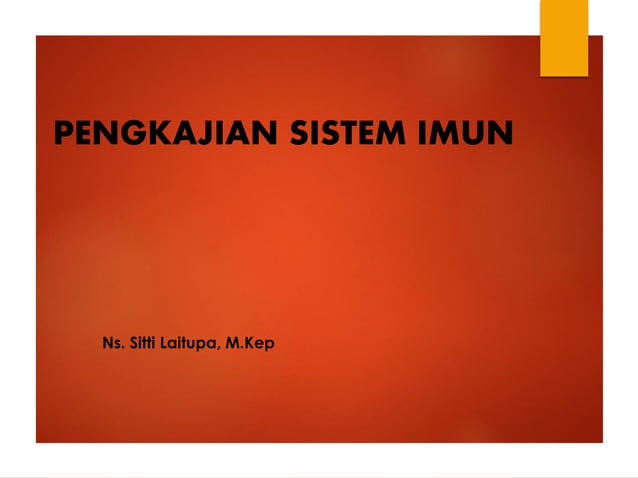 Pengkajian sistem imun | PDF
