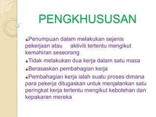 Pengkhususan | PPTX