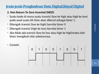 pengkodean dan teknik pengkodean ASCII ke biner | PPTX