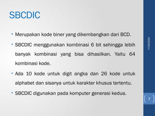 pengkodean dan teknik pengkodean ASCII ke biner | PPT