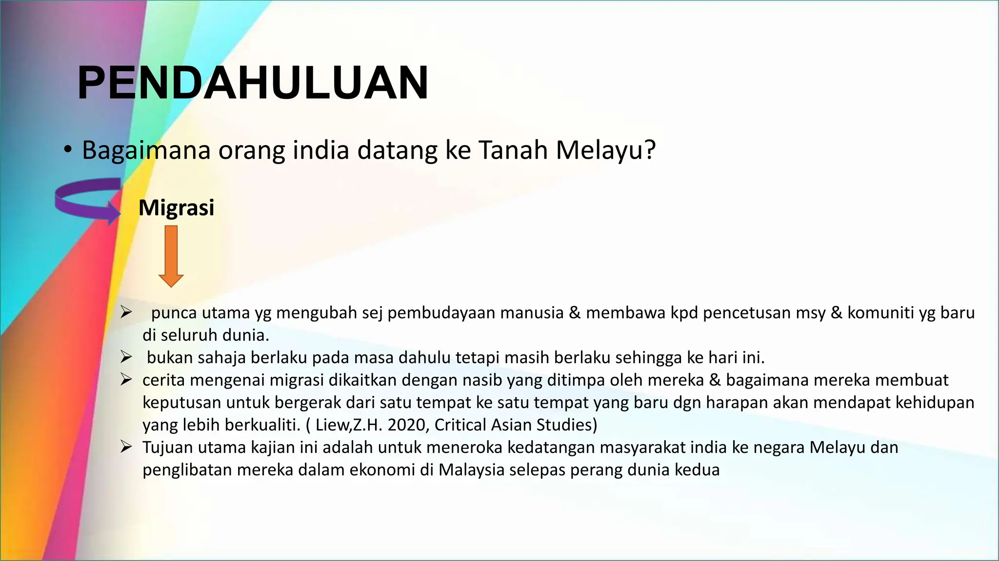 PENGLIBATAN ORANG INDIA DALAM KEGIATAN EKONOMI DI PERAK SELEPAS PERANG ...