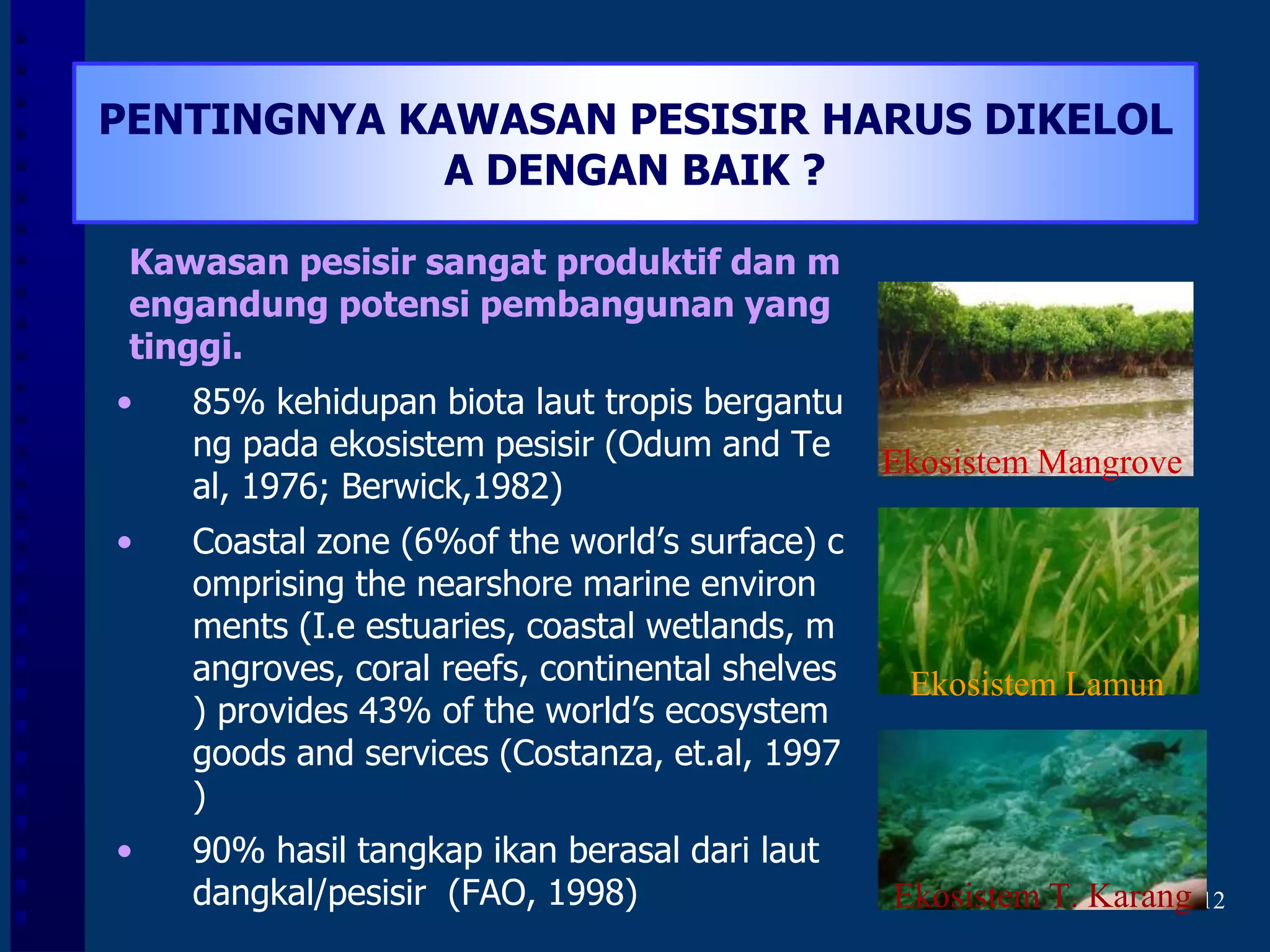 Dasar-Dasar Pengelolaan Pesisir Dan Laut | PPTX