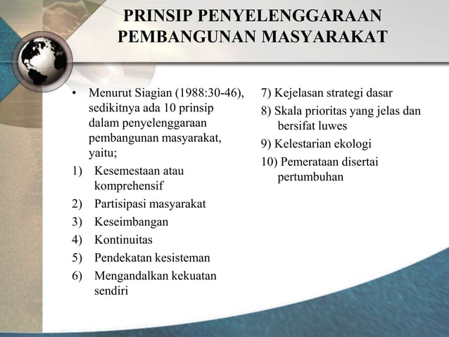 Pembangunan Masyarakat | PPTX